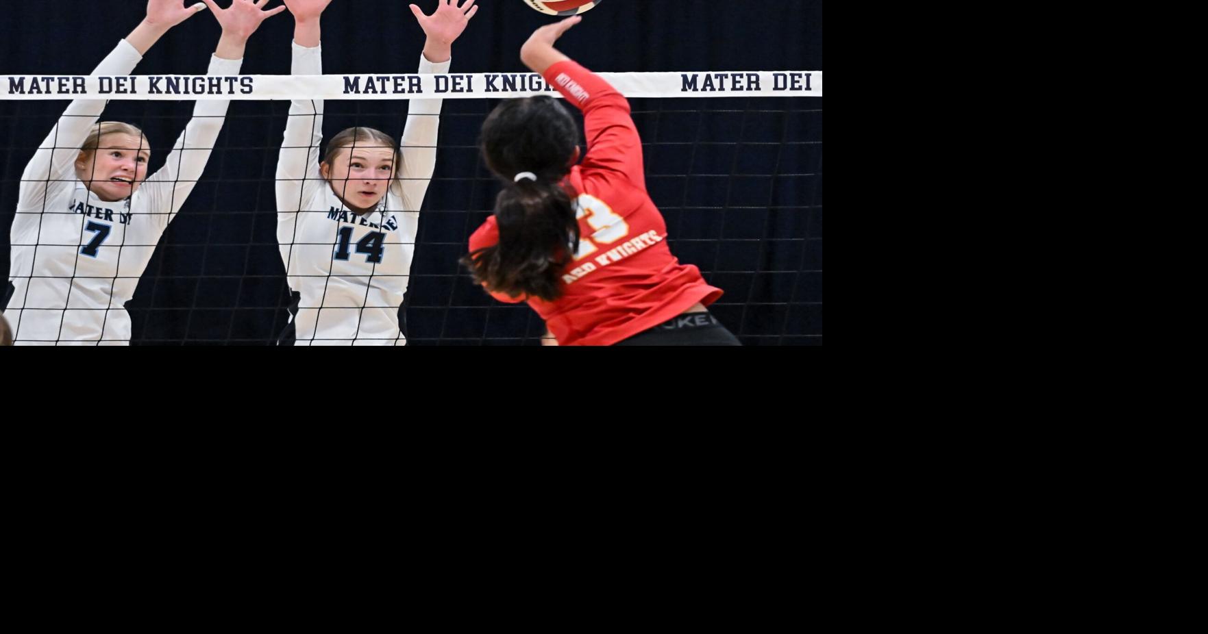 Mater Dei def. Incarnate Word 23-25, 25-18, 25-21