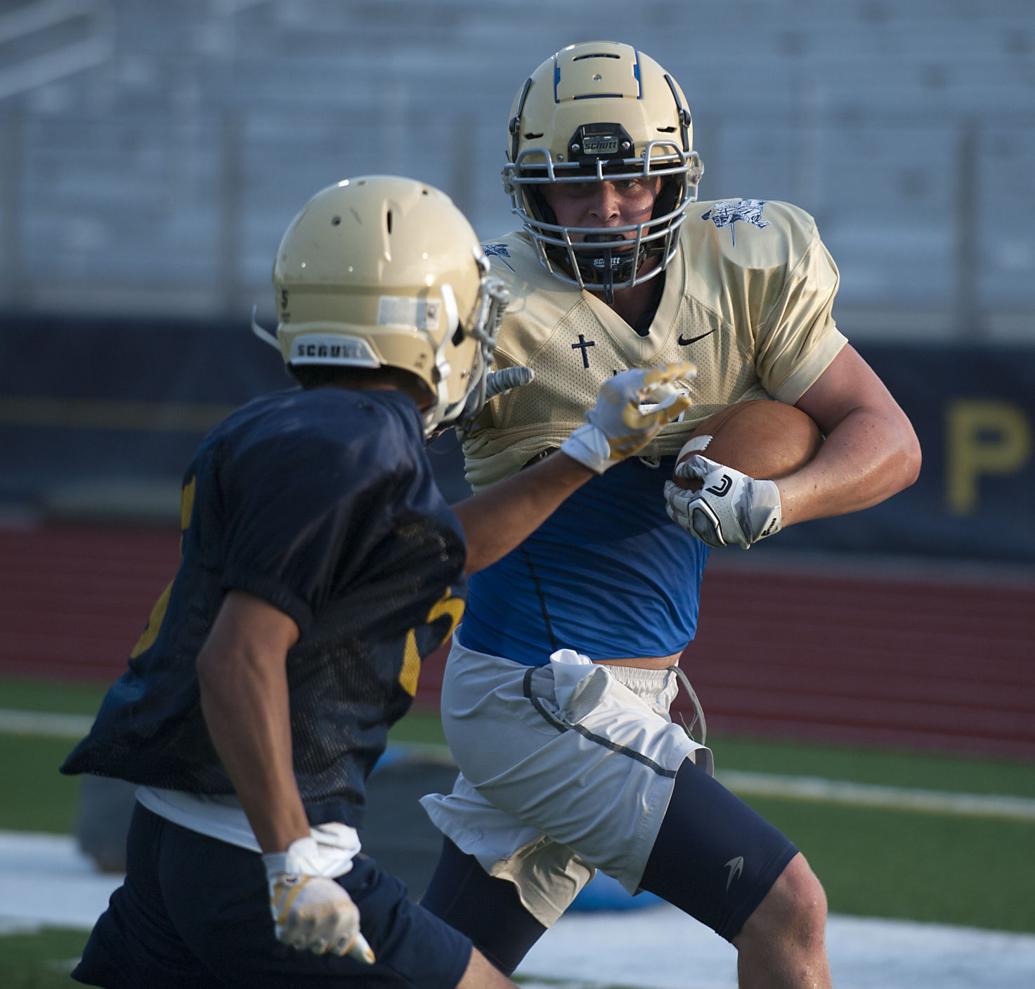 Althoff football practice