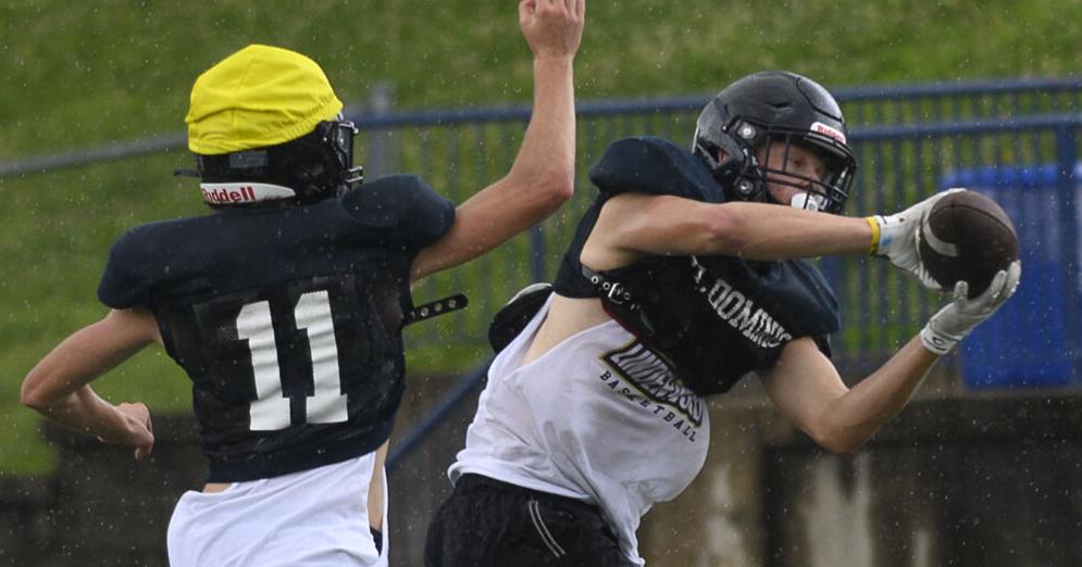St. Dominic football practice