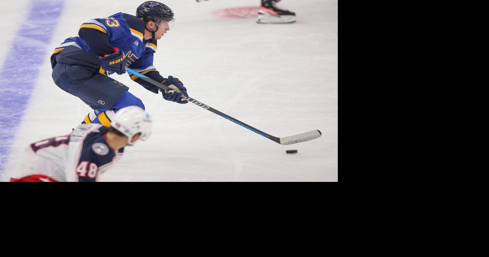 Blues' Jake Neighbours, now 21 years old, earns respect with ...