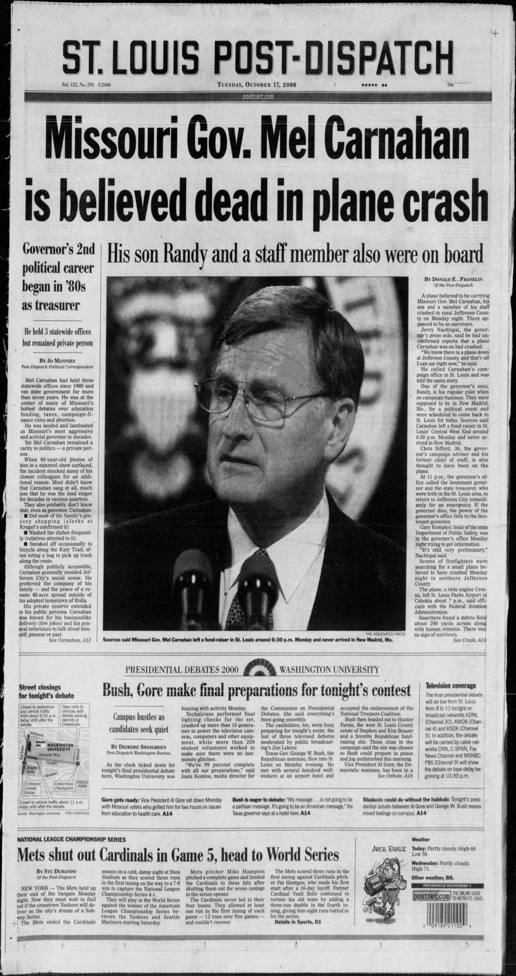 Former U.S. Sen. Jean Carnahan dead at 90