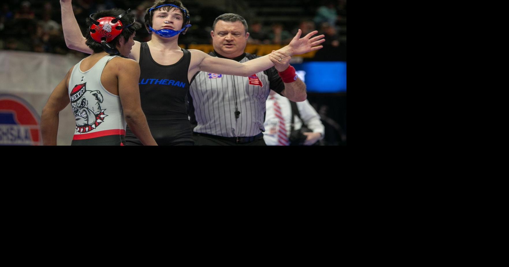 Lutheran St. Charles Caleb Dyer claims second successive boys wrestling ...