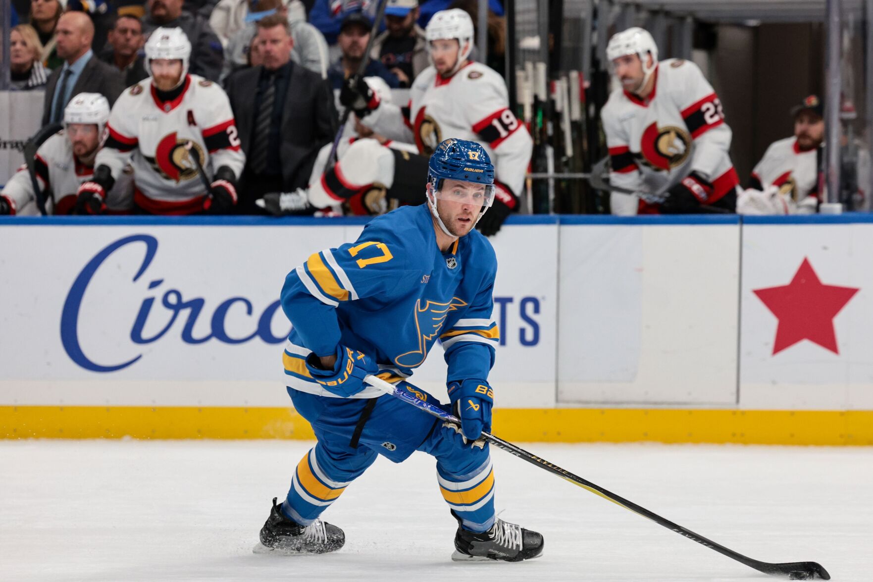 Pavel Buchnevich keys Blues comeback win over Senators