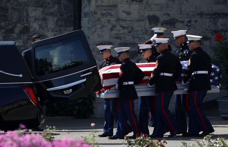 Funeral for Belleville Marine draws hundreds