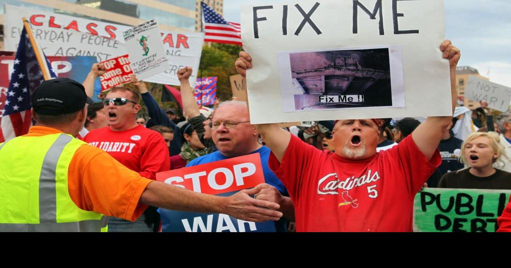 Occupy St. Louis marches through downtown