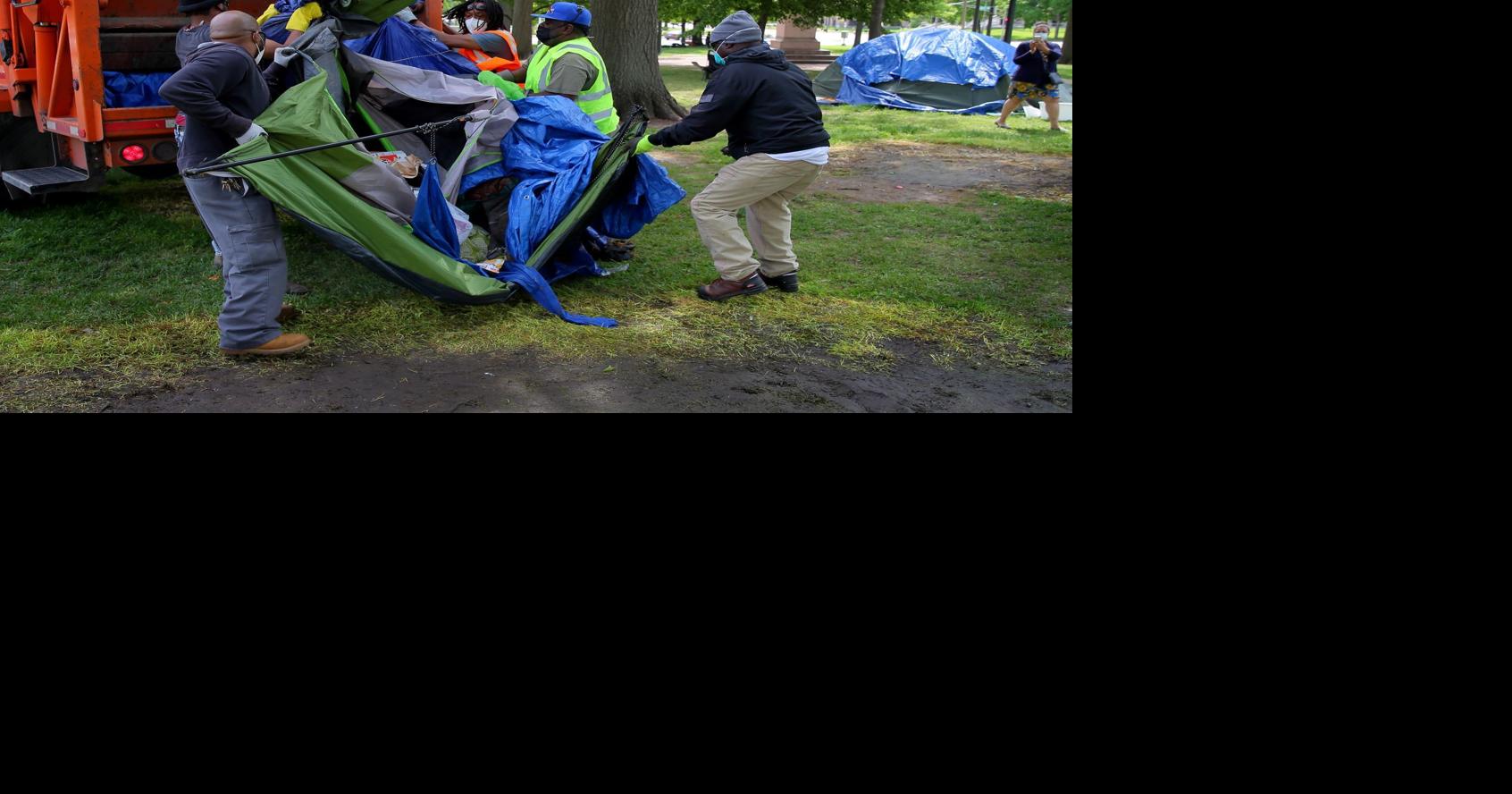 Homeless encampment in downtown St. Louis removed as city posts record ...