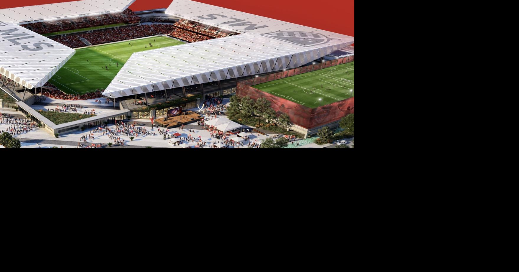 St. Louis soccer stadium shapes up as a sleek square, first renderings show