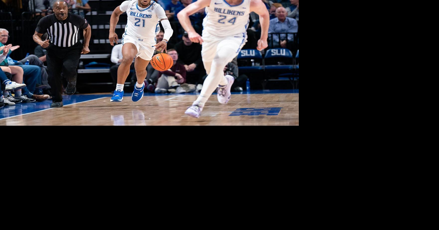 With bulk of road games behind, SLU basketball sets sights on first place