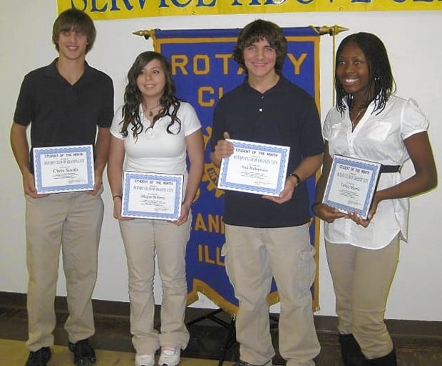 Granite City Rotary names students of the month