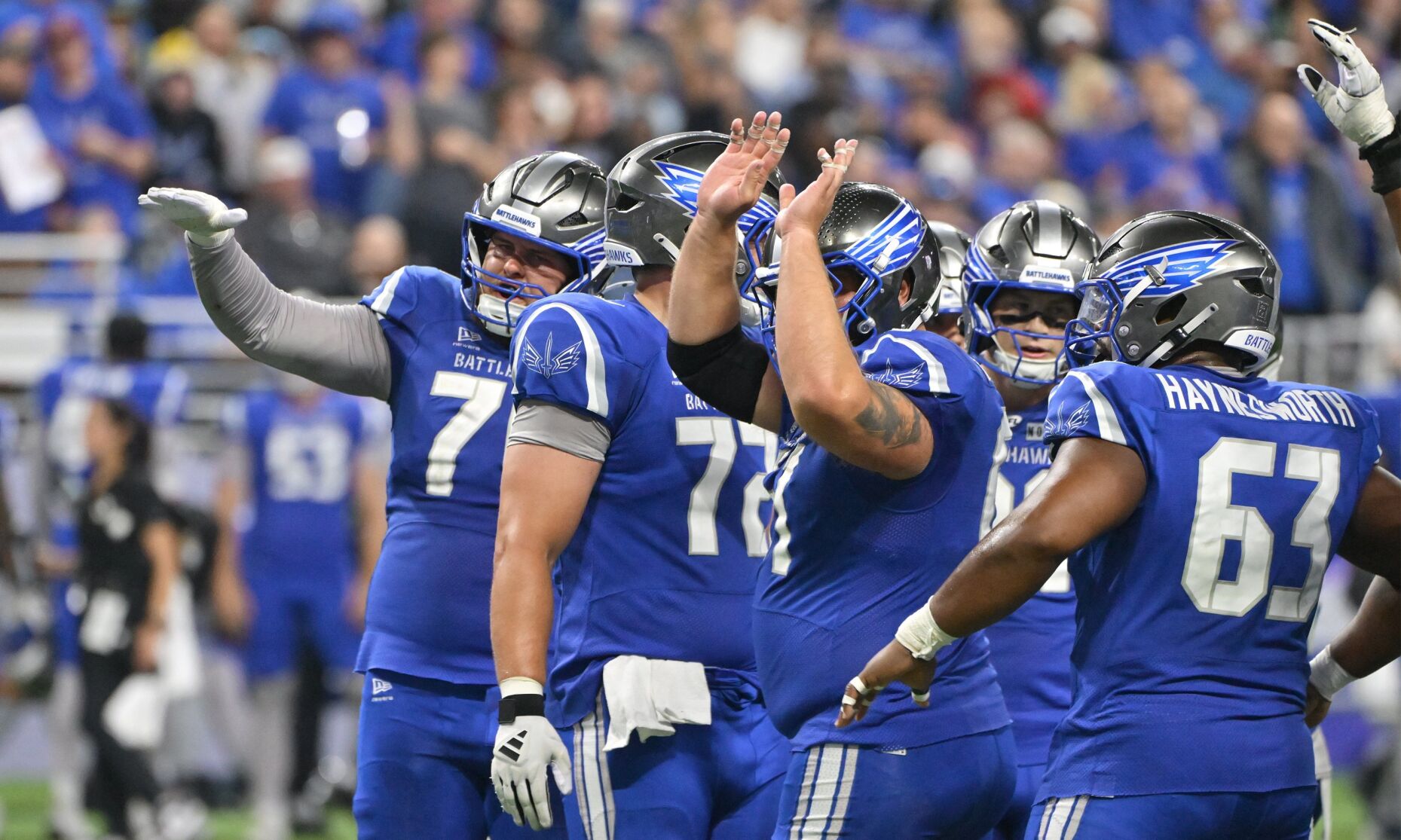 Photos: St. Louis Battlehawks open season with a win over the DC Defenders