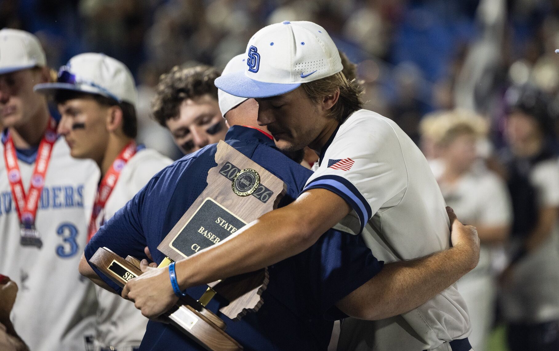 St. Dominic's furious rally falls one run short in Class 5 title game ...