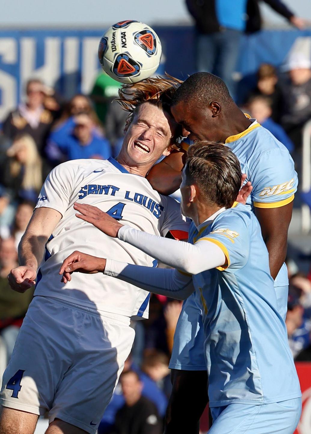 SLU soccer team rolls in front of record crowd
