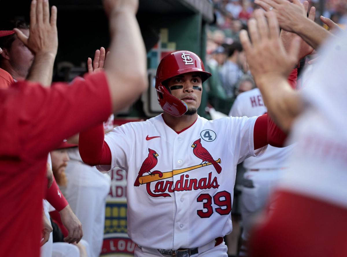 St. Louis Cardinals try to get the bats going against the Texas Rangers