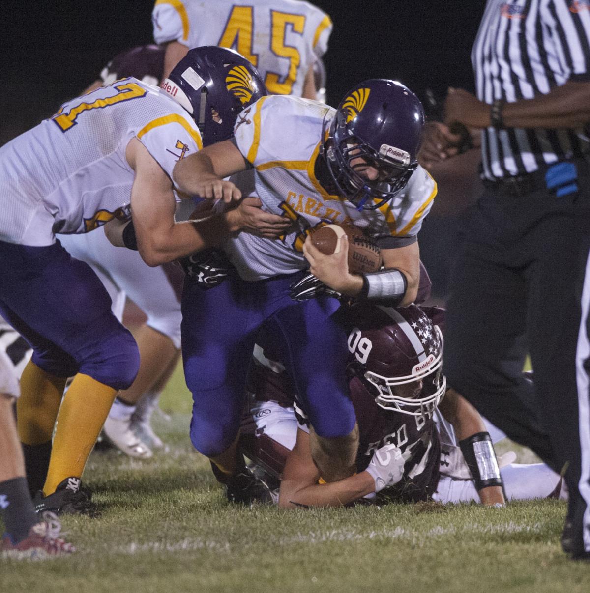 Carlyle Indians at Breese Central Cougars