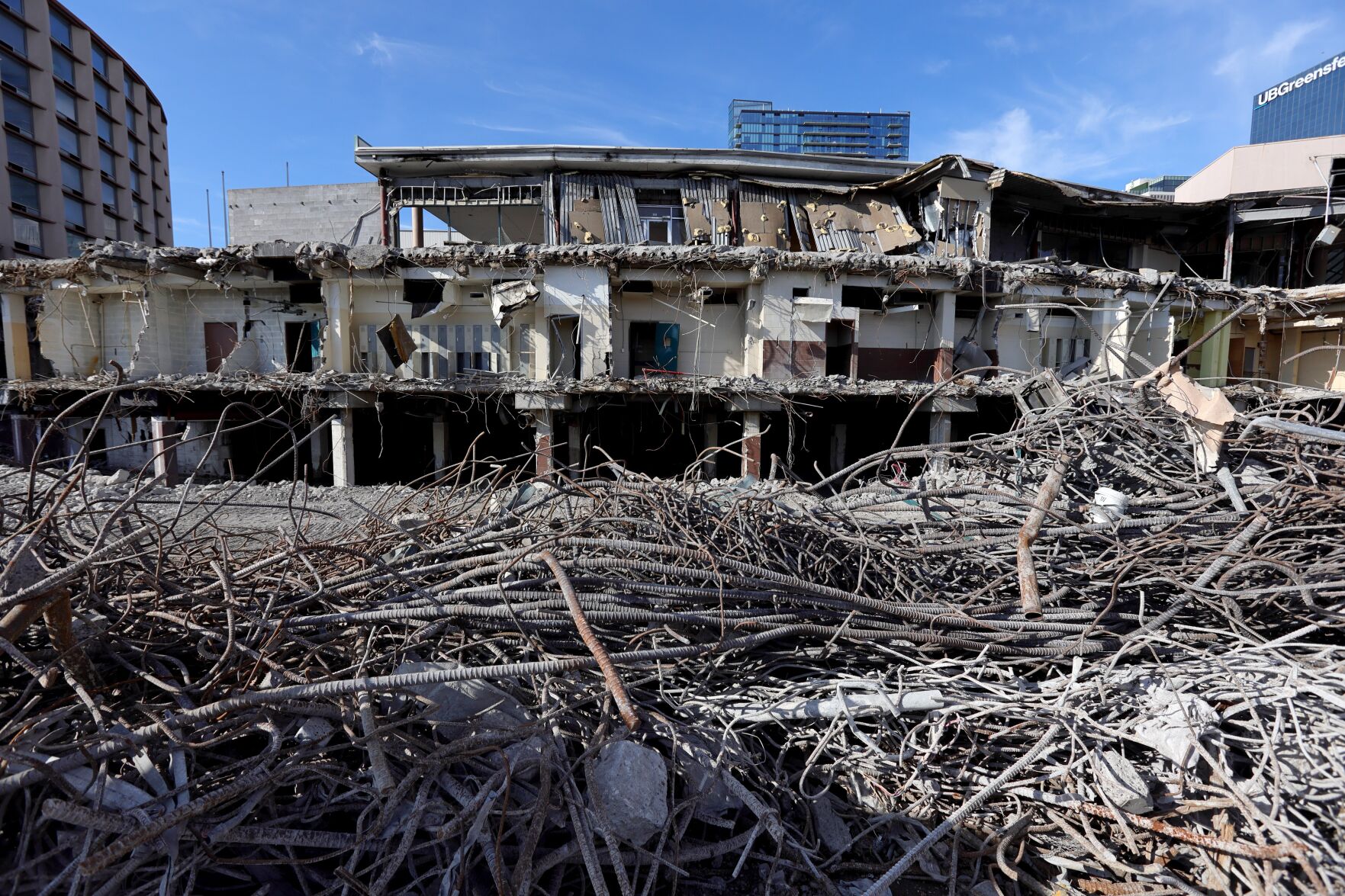 Photos: Millennium Hotel demolition continues