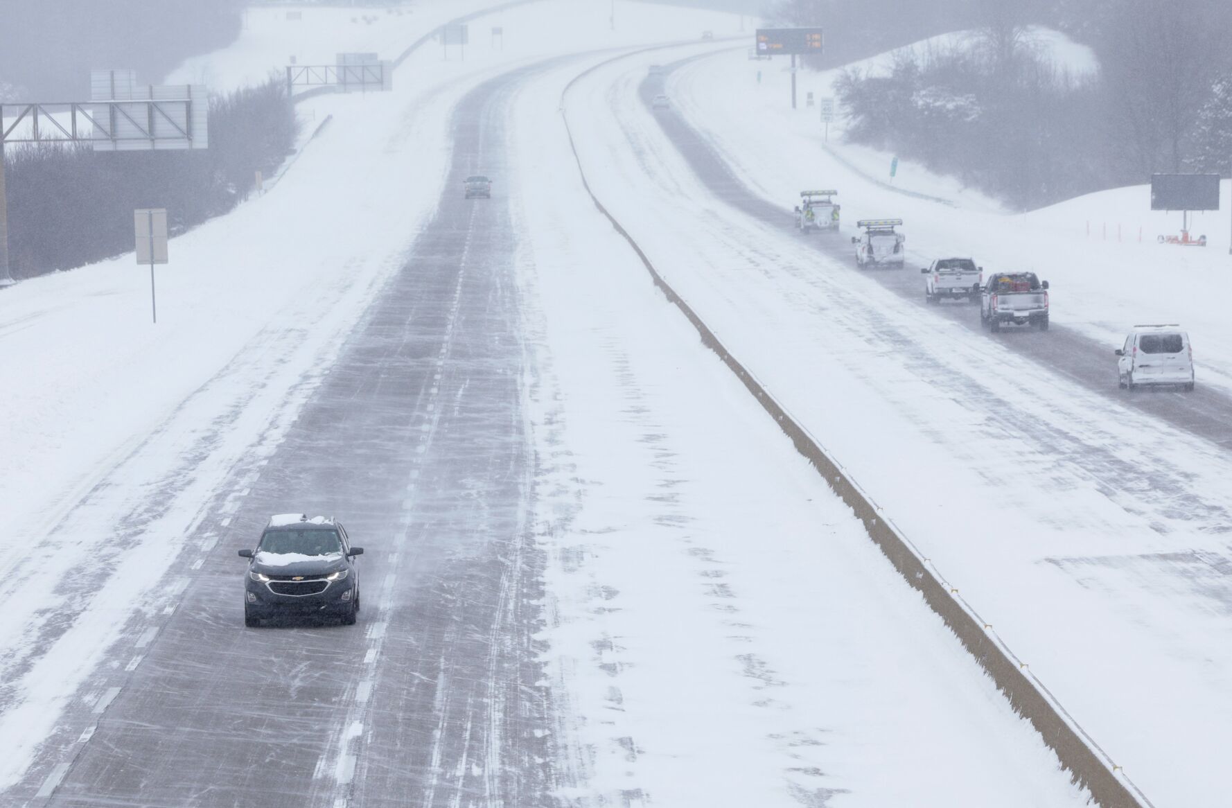 How much snow fell in St. Louis area after winter storm Fern