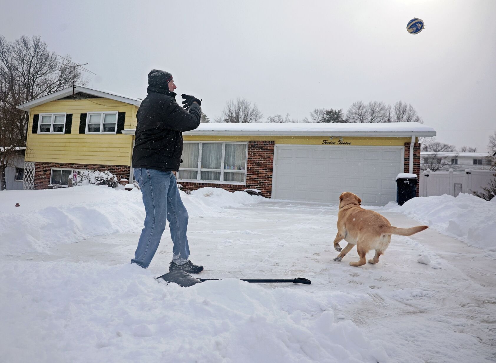How much snow fell in St. Louis area after winter storm Fern