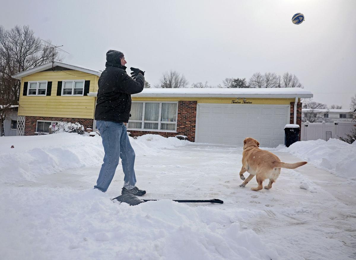 How much snow fell in St. Louis area after winter storm Fern