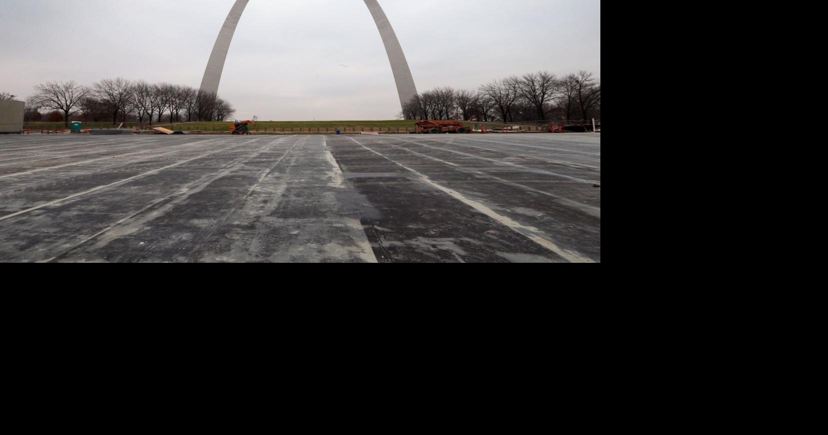 Arch's park-over-highway bridge completed, ready for landscaping work
