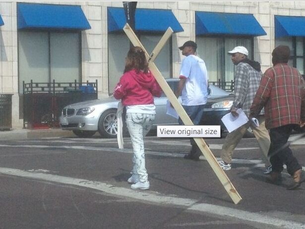 Good Friday crosswalk