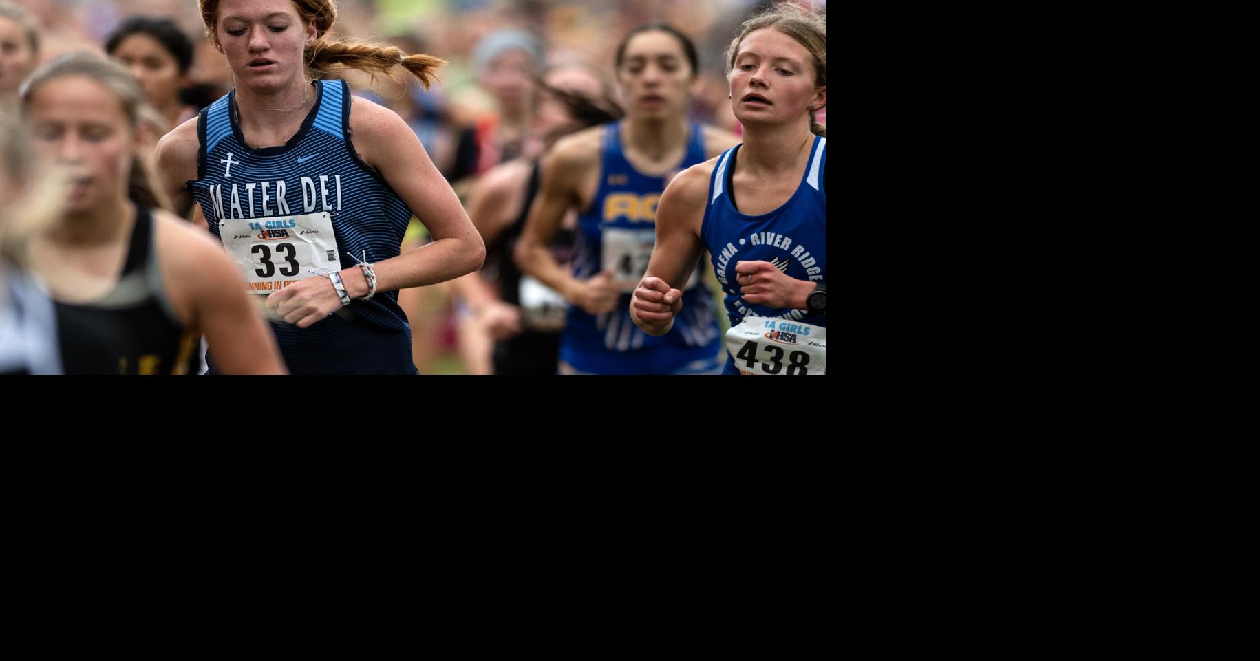Scenes from Illinois Class 1A girls and boys cross country state ...