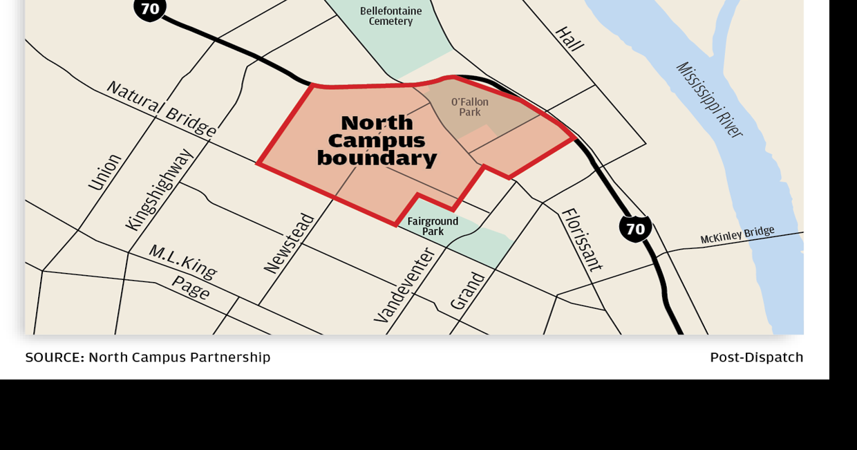 Map: North Campus boundary