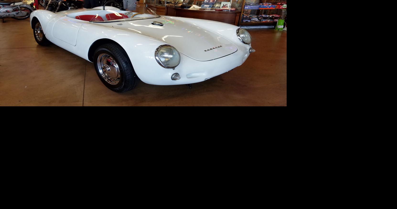 The Porsche Spyder was a compact, simple, unadorned roadster