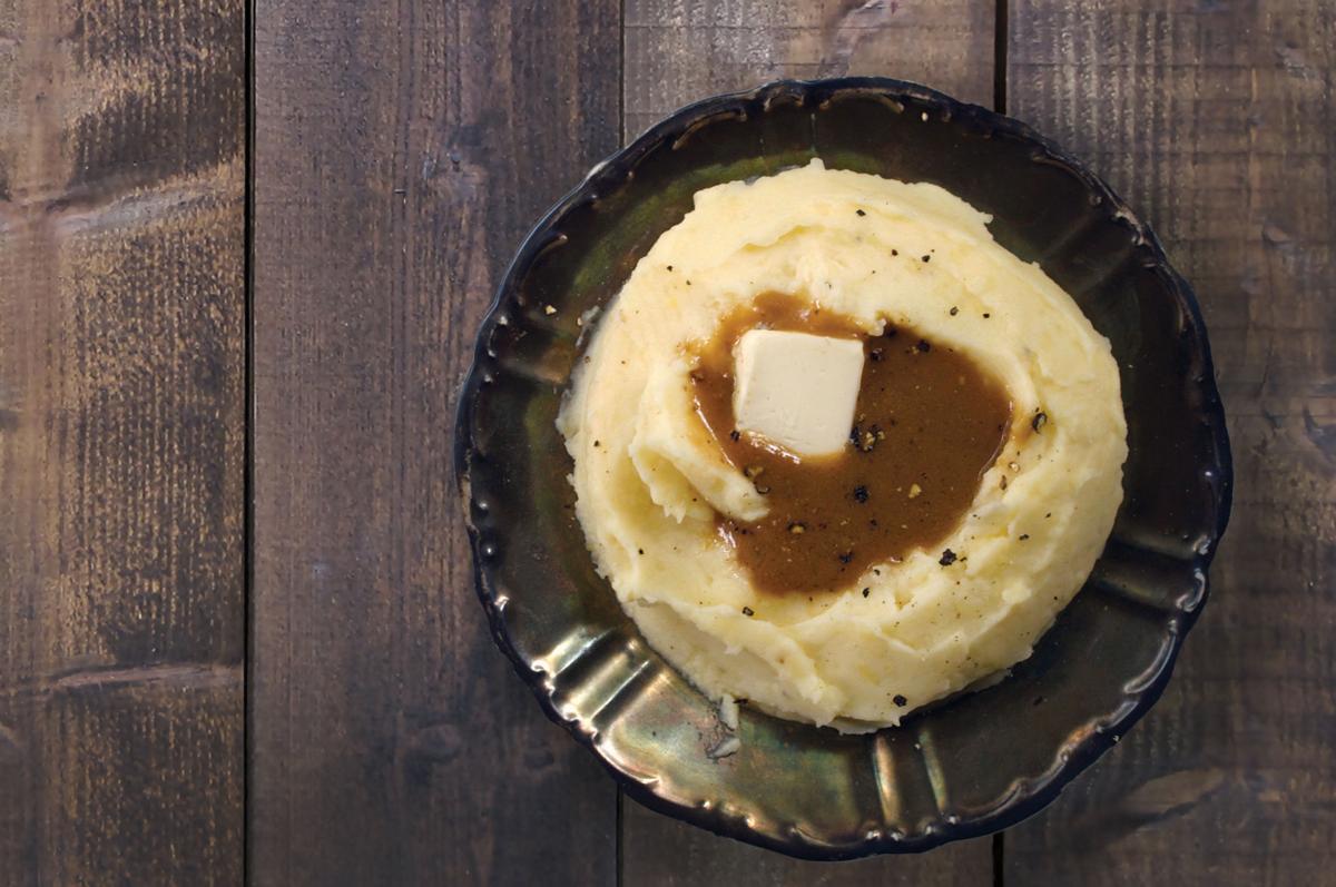 In Good Taste Recipe: Buttery Mashed Potatoes with Turkey Pan Gravy