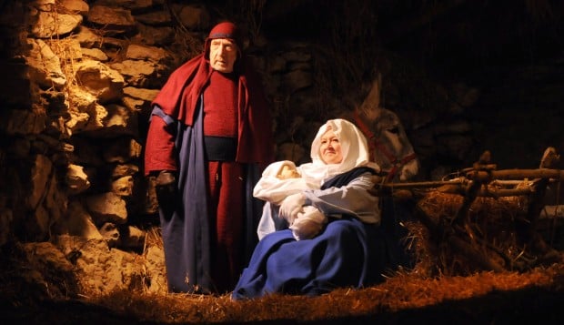 Nativity scene sets tone for Christmas