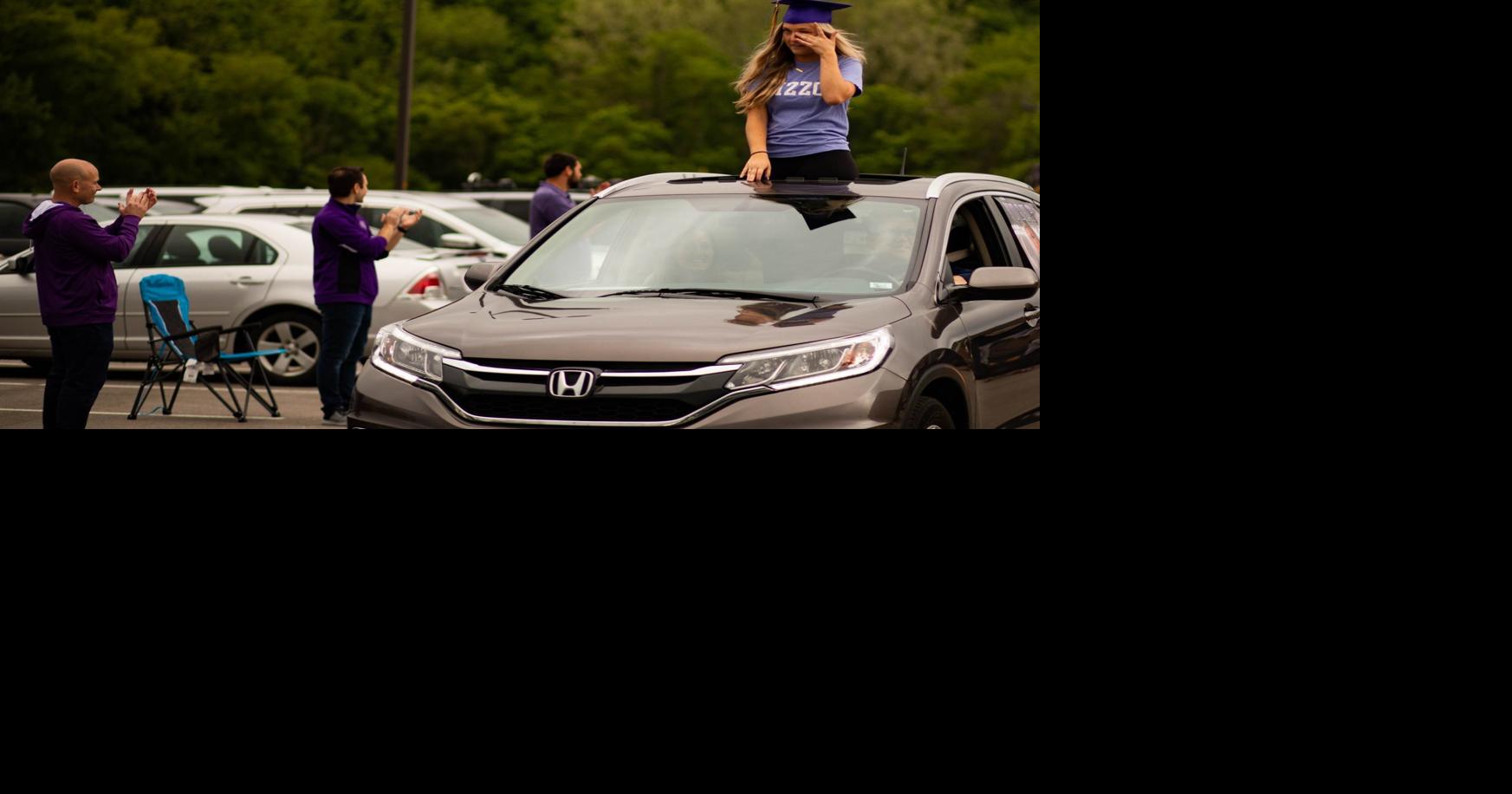Photos: Seniors celebrate graduation with a billboard, parades