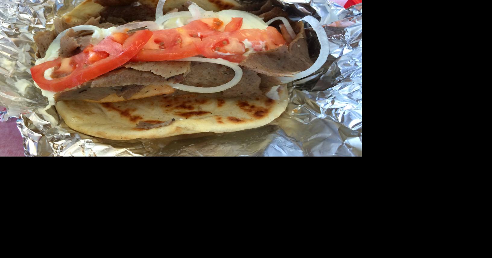 Ian Eats STL: A giant gyro at Fenton's tiny Little Greek Corner