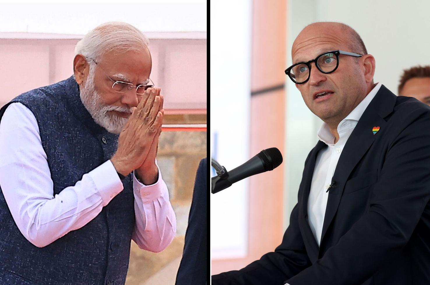 Narendra Modi and Lal Karsanbhai