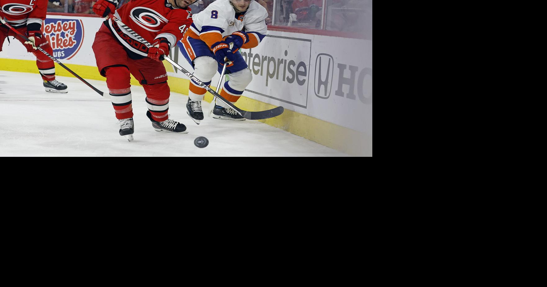 Fast's OT winner puts Canes up 2-0