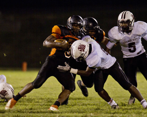 Alexander steps up big as Ritenour rolls to 47-8 win over Cardinal ...