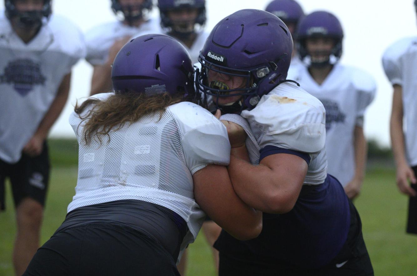 Breese Central football practice