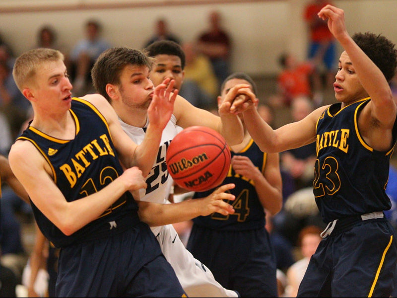 SLUH keeps on rolling with sectional win over Battle | Boys Basketball ...