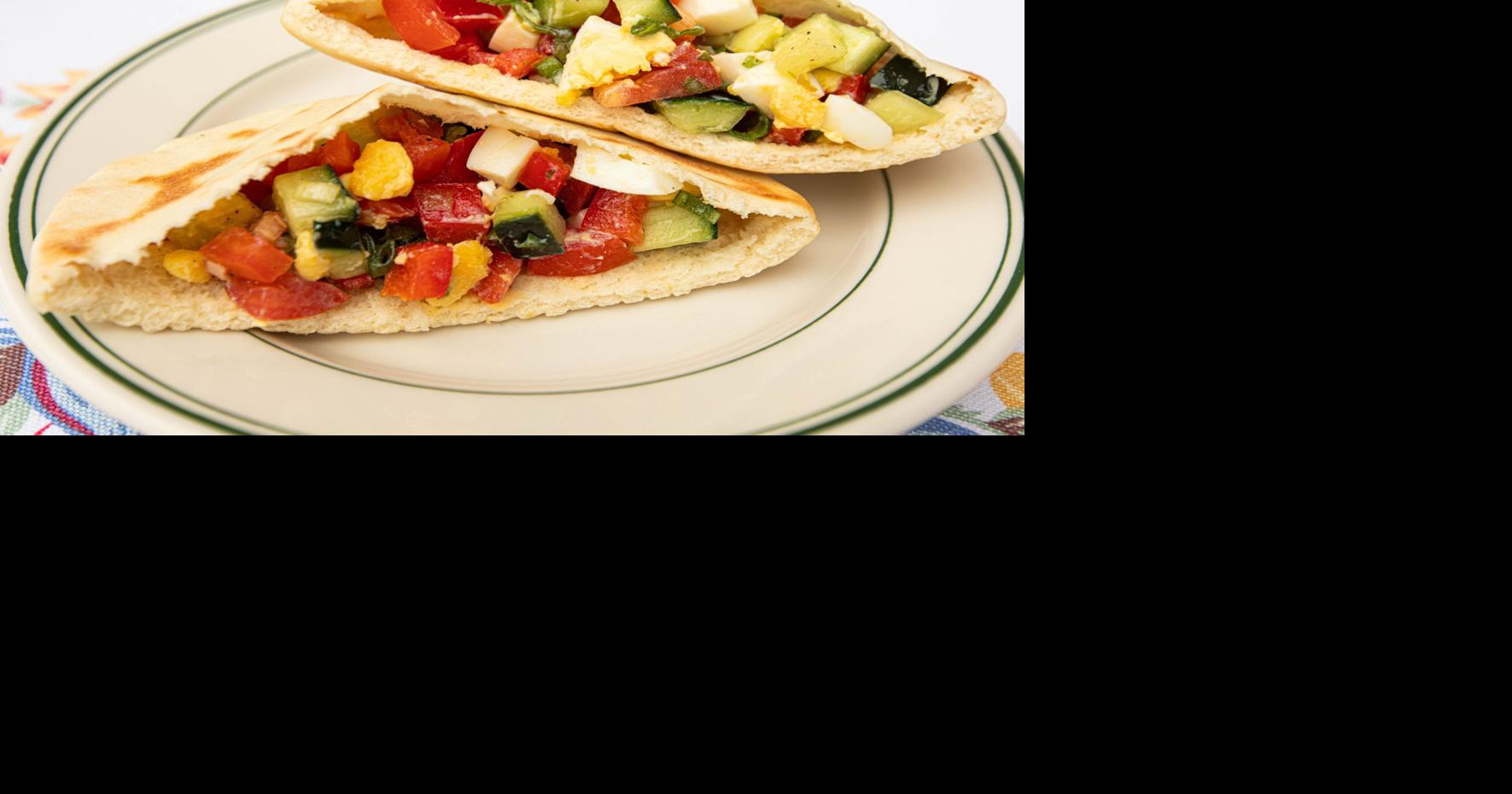 Israeli Salad Sandwich