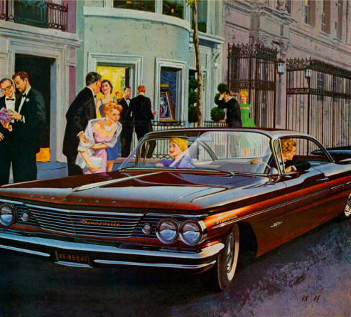 Wide-Track Pontiac Bonneville really packed a punch