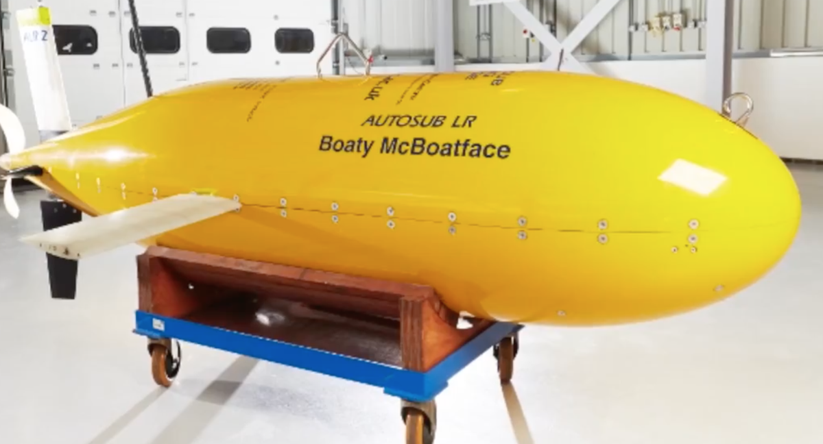 Boaty McBoatface takes to the seas