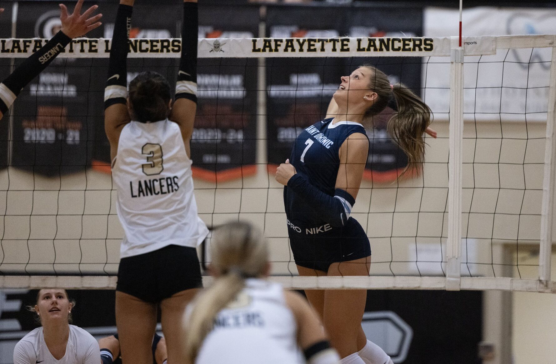 'It's 100% the whole game.' Shaye Witherspoon leads Lafayette to sweep ...