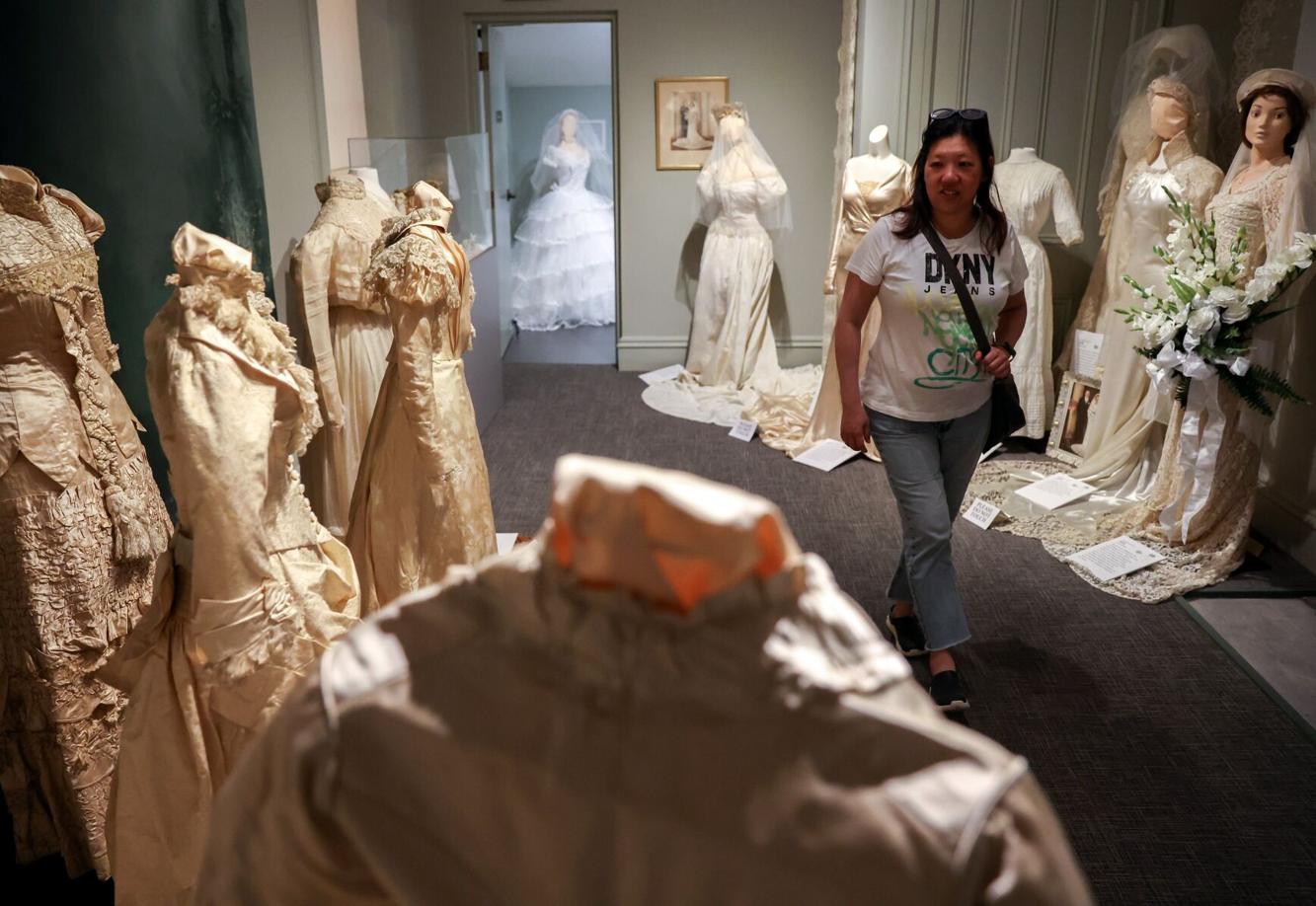 Wedding dress exhibit at Campbell House is look at history