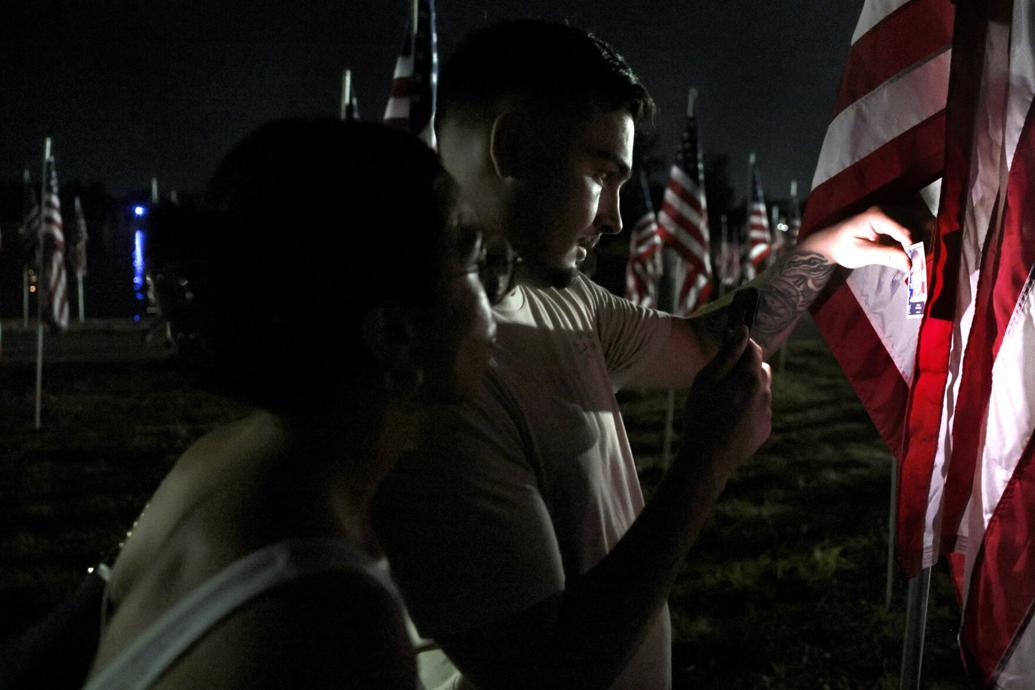 Flags Of Valor Memorial On Art Hill Marks 25th Anniversary Of September