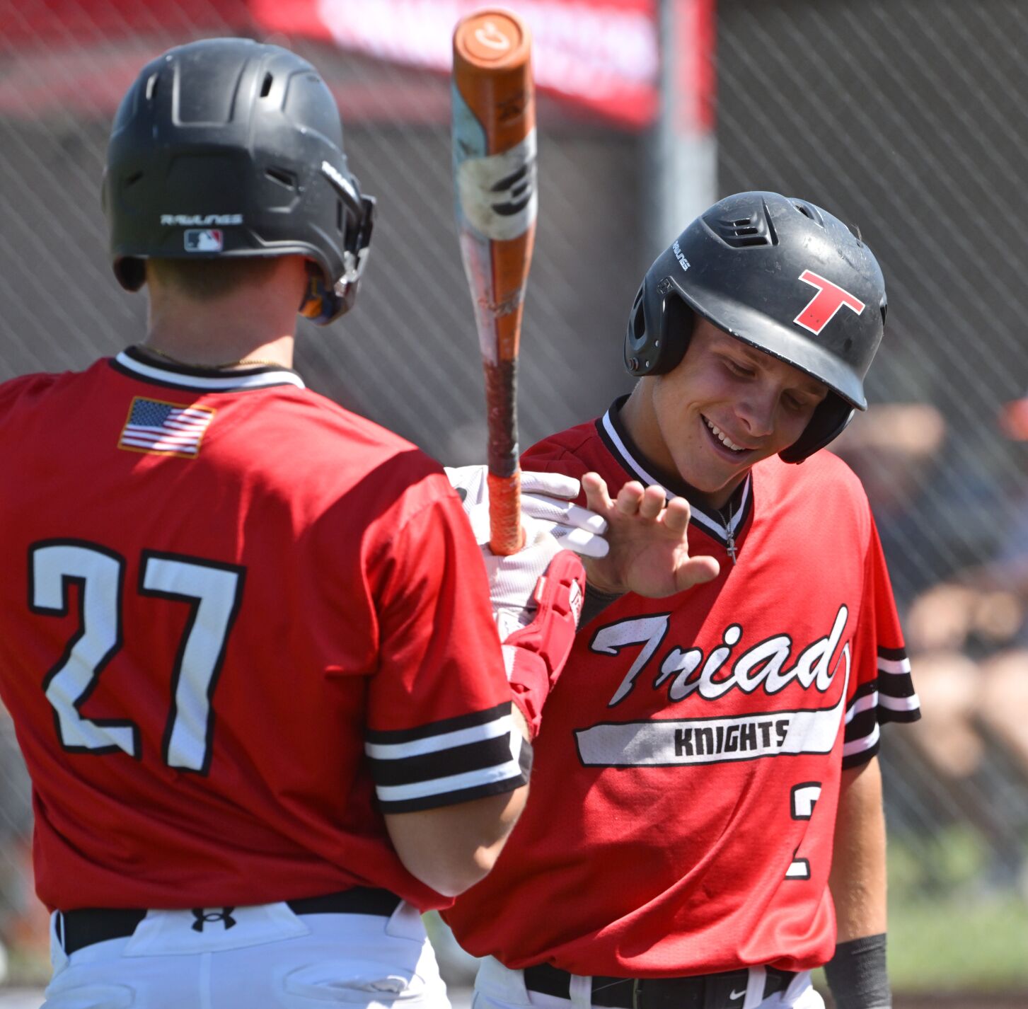 Class 3A Triad Sectional baseball semifinal: Triad 11, Waterloo 0