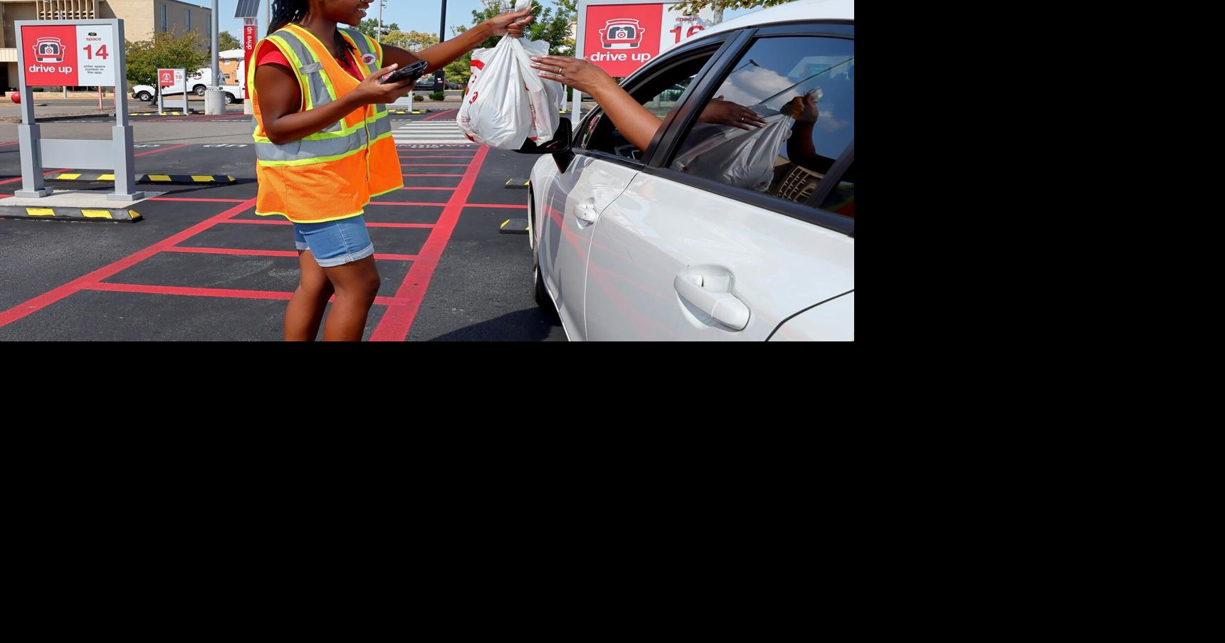 Curbside pickup spots fill St. Louis Target parking lots