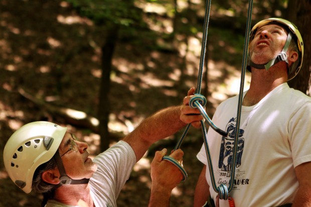 Tree-climbing gains popularity as a full-body, outdoor workout
