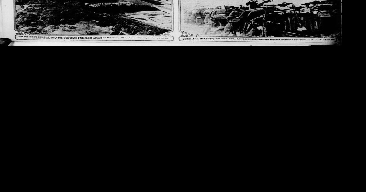 June 17, 1927: Map of LIndbergh's Great Flight