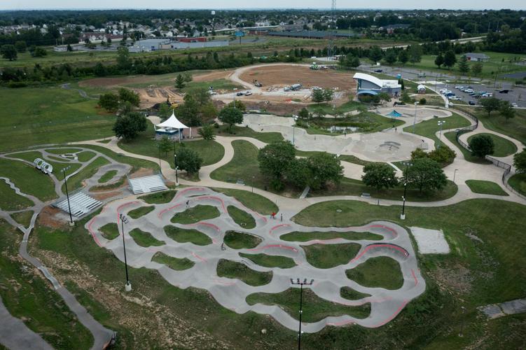 One-acre inclusive park under construction at Kinetic Park in Dardenne Prairie