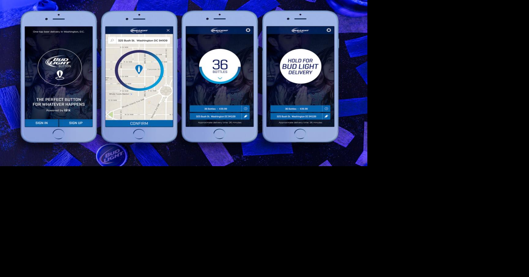 A-B debuts Bud Light delivery app