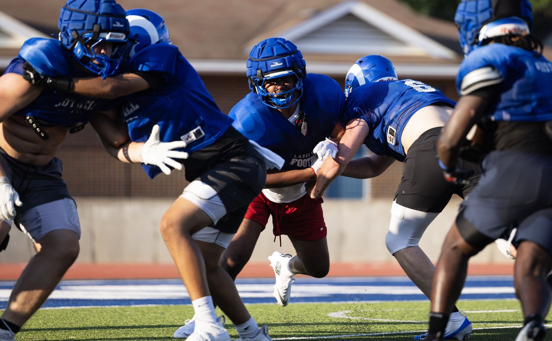 Ladue football practice