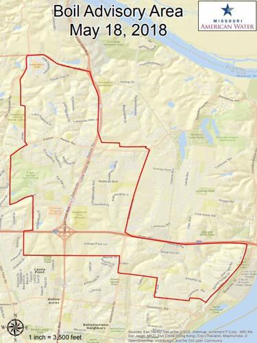 Water boil advisory issued for parts of north St. Louis County
